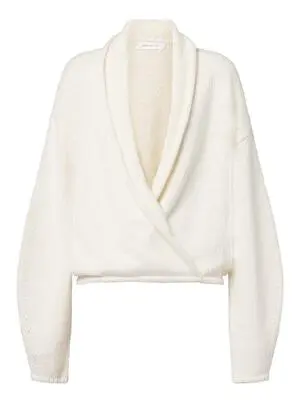 AYA MUSE Kena Cotton Wrap Top - White