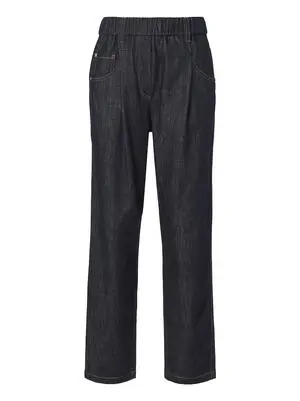 Brunello Cucinelli BRUNELLO CUCINELLI Monili Straight Jeans Blue