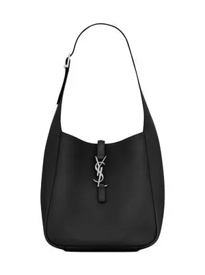 Saint Laurent Yves Saint Laurent Le 5 À 7 Supple Small Grained Leather Shoulder Bag Black