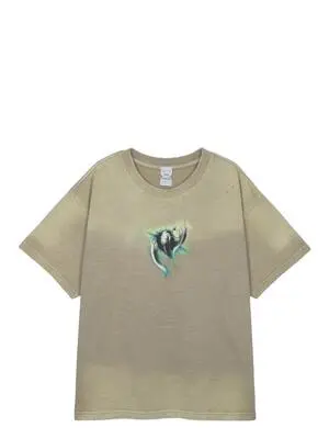PROTOCOL INDEX Fk Centerline Dart Washed Tee Taupe - Khaki