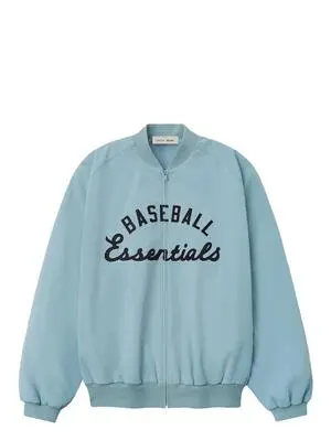 Fear Of God Mlb Full Zip Bomber Jacket - Blue