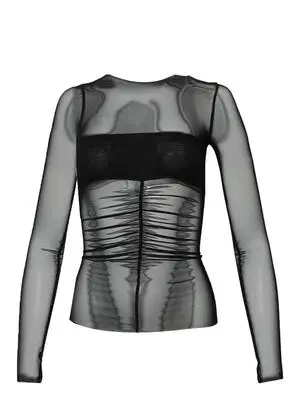 Rick Owens Temple Bandeau Top - Black