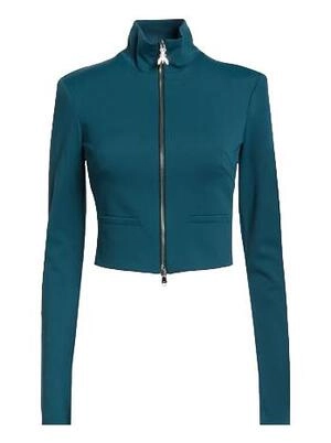 Patrizia Pepe Jacket Deep Teal Size Viscose, Polyamide, Elastane - Green