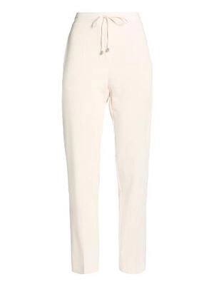 Patrizia Pepe Tapered Twill Pants - White
