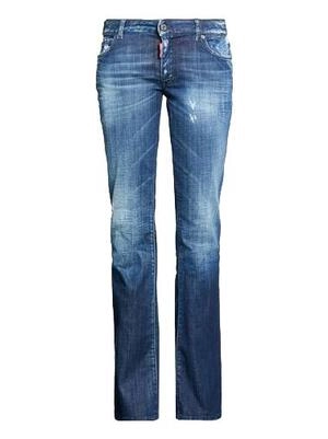 Dsquared2 Flared Cotton Elastane Jeans - Blue