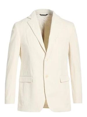 EXTE Blazer Cream Size Cotton, Polyester, Elastane - White