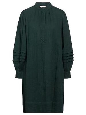 Antik Batik Mini Dress In Dark Cotton - Green