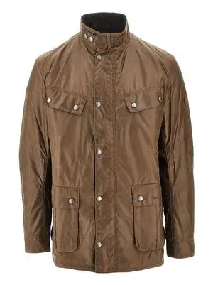 BARBOUR INTERNATIONAL Duke Waxed Cotton Jacket - Brown
