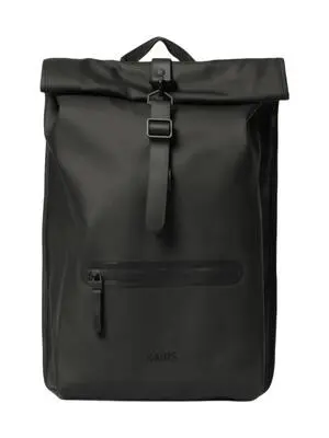 Rains Rolltop Backpack - Black