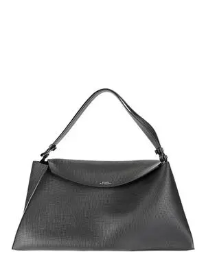 Studio Nicholson Shoulder Bag Leather "the Folded" Black