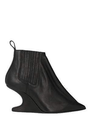 Rick Owens Ankle Boots Size Leather - Black