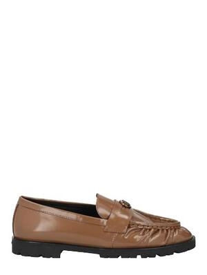 Pinko Loafers Taupe Size Leather - Grey