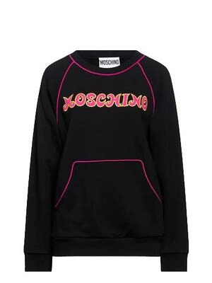 Moschino Moschino Cotton Sweatshirt With Embroidered Logo Black