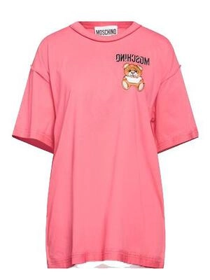 Moschino T-shirt Coral Size Cotton - Red