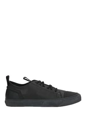 BRUNO BORDESE Leather Lace-up Sneakers - Black