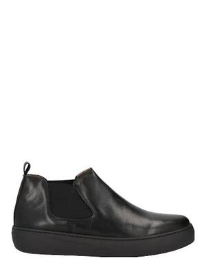 CALPIERRE Leather Chelsea Boots - Black