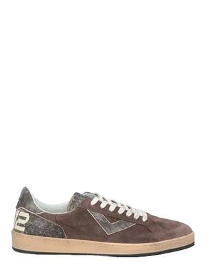 4B12 Sneakers Dark Size Leather - Brown