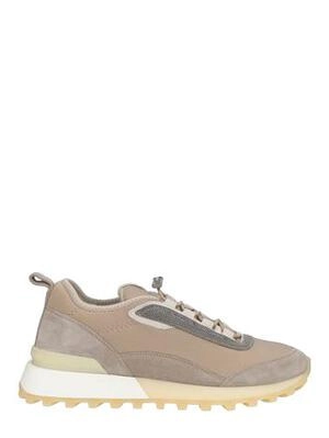 Brunello Cucinelli Sneakers Size Leather, Textile Fibers - Beige