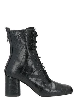 Moschino Ankle Boots Size Calfskin - Black