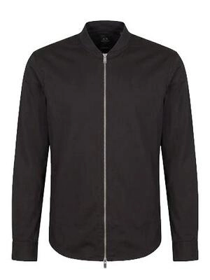 Armani Exchange Shirt Size Cotton, Elastane - Black