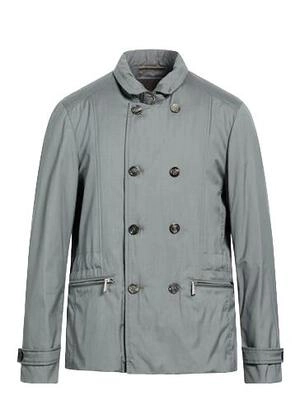 MOORER Jacket Size Virgin Wool, Silk, Polyurethane - Grey