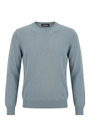 GRAN SASSO Cashmere Crewneck Sweater - Grey