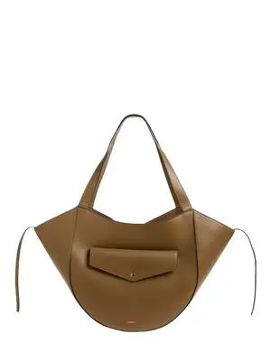 WANDLER Hortensia Leather Slouch Tote - Cabana