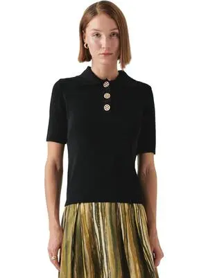 EXQUISE Jaylah Short Sleeve Blouse
