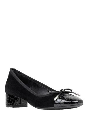 DONALD PLINER Josefina Cap Toe Pump - Black
