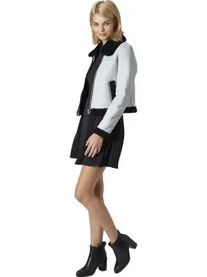 Topshop Sleeveless Seam Detail Flippy Dress - Black