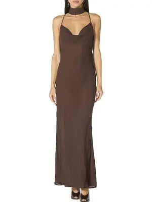 AFRM Cheryl Maxi Dress - Espresso