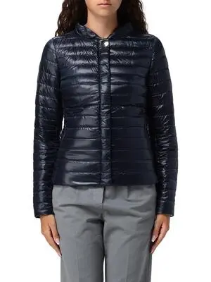 Herno Quilted Jacket With Stand Collar - Navy