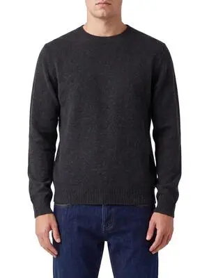 ROBERTO COLLINA Pure Wool Crewneck Jumper - Black
