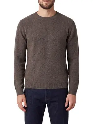 ROBERTO COLLINA Pure Wool Crewneck Jumper - Brown