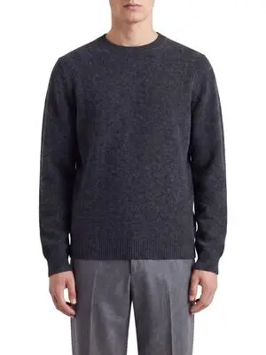 ROBERTO COLLINA Pure Wool Crewneck Jumper - Charcoal