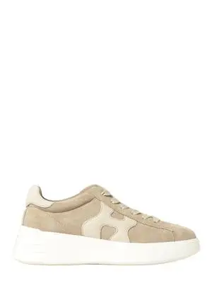 Hogan Hogan Rebel Leather And Suede Sneakers With Chunky Sole Brown