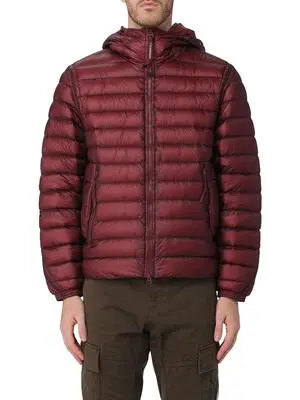 C.P. COMPANY C.P. Company Short Nylon Puffer Jacket With Goggle Hood Red