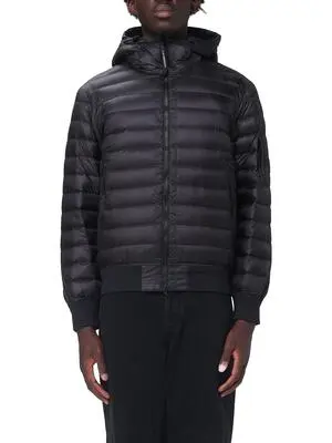 C.P. COMPANY Short Quilted Nylon Puffer Jacket - Black