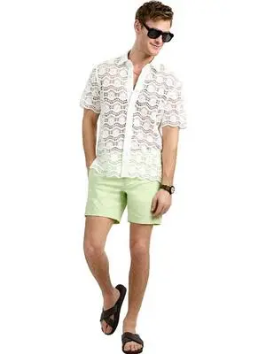 Mr Turk Long Beach Shirt - Whitewash