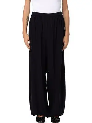ALYSI Wide Leg Trousers - Black