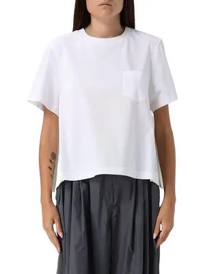 Sacai T-shirt With Pocket Detail - White