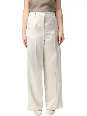 ALYSI Wide Leg Trousers - White