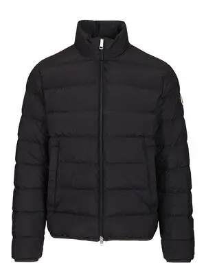 Moncler Short Baudinet Down Jacket - Blue