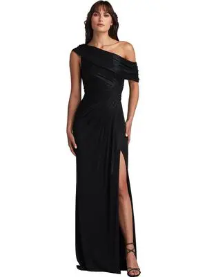 Tadashi Shoji One-shoulder Gown - Black