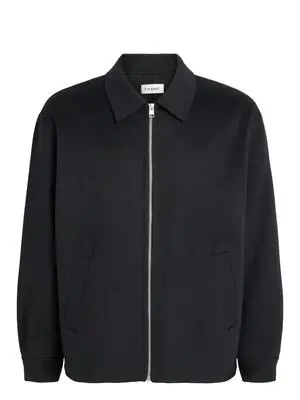 FRAME Double-face Wool Bomber Jacket - Black