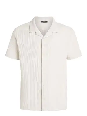 Vince Waffle Knit Shirt - White