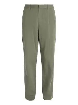 Vince Cotton-linen Louie Chinos - Green