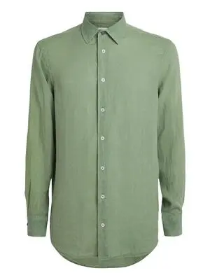 Paul Smith Linen Regular-fit Shirt - Green