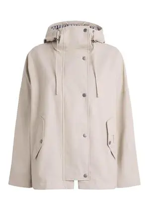 Barbour Showerproof Kingswood Hooded Jacket - Beige