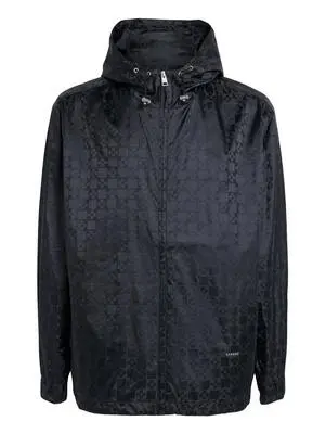 Sandro Technical Fabric Jacquard Jacket - Black